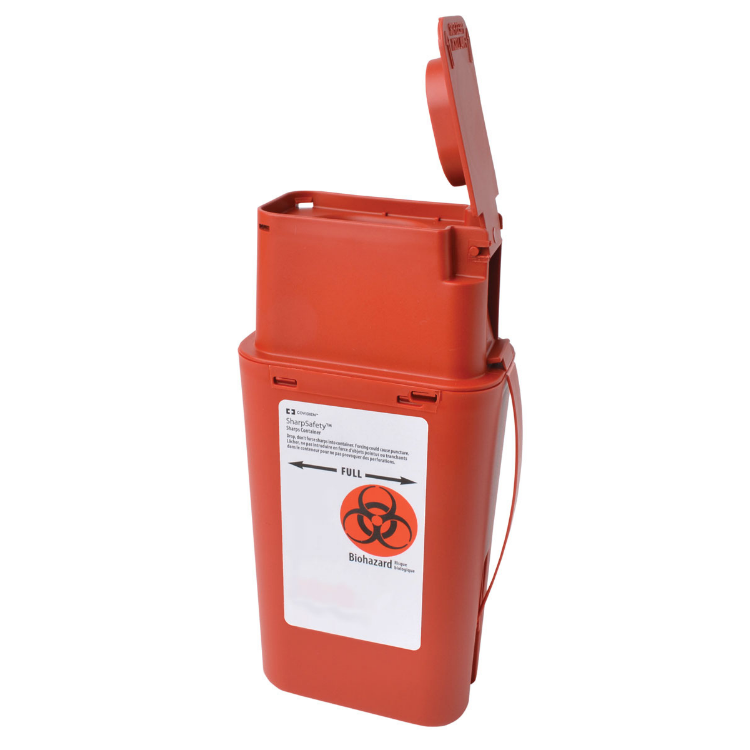 Buy Sharps Biohazard Transport Container from Canada