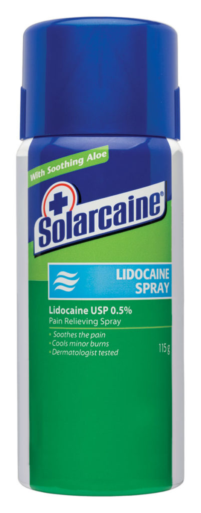 Solarcaine First Aid Lidocaine Spray