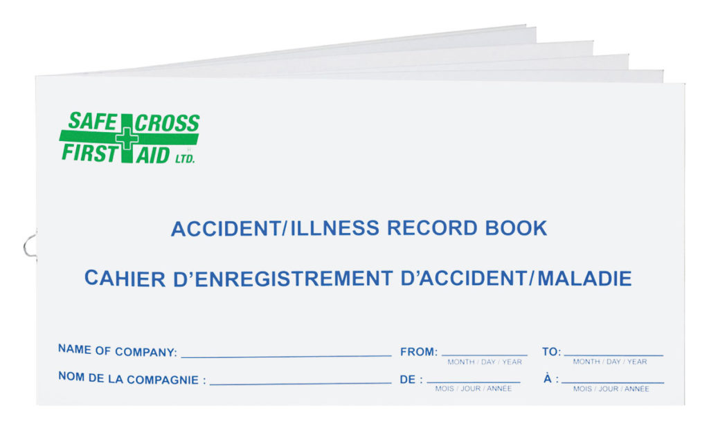 Buy Accident/Illness Record Book - Small from Canada