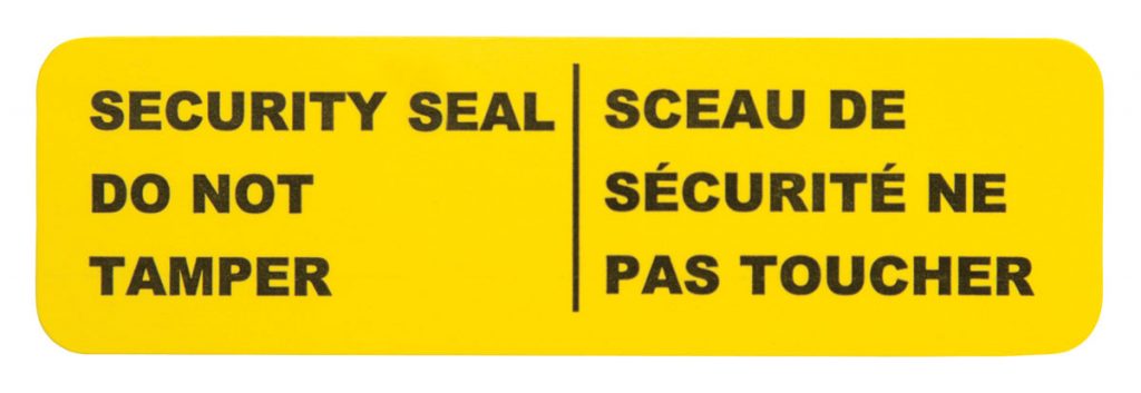 Buy Security Seals (25/Pack) from Canada