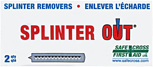 Splinter Out Splinter Removers