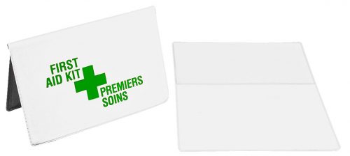 Vinyl first aid wallet