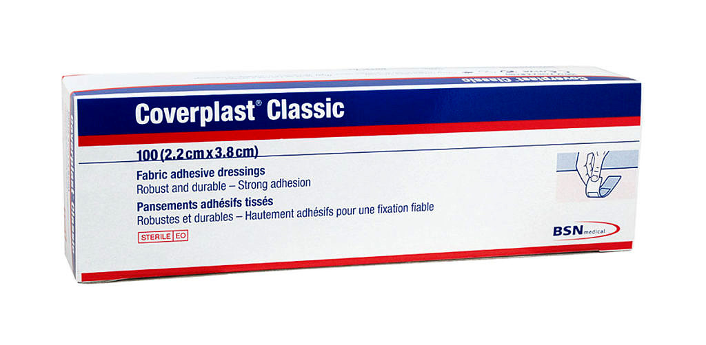 Leukoplast Fabric Bandages - 2.2 x 3.8 cm (100/Box)