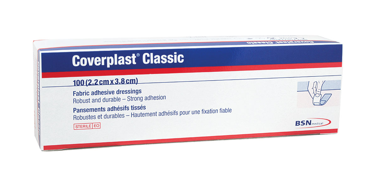 Leukoplast Fabric Bandages - 2.2 x 3.8 cm (100/Box)