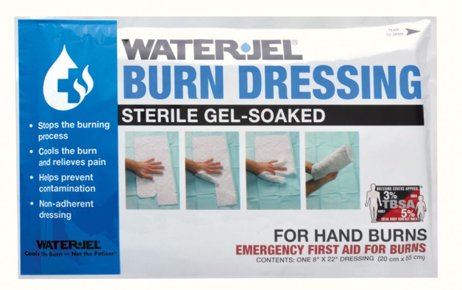 Water-Jel Burn Dressing for Hand Burns