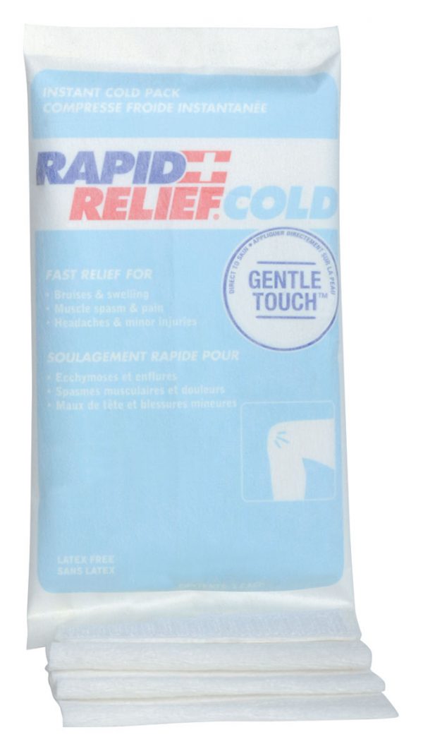 Instant Cold Pack - Large w/Self-Adhering Compression Wrap - First Aid ...