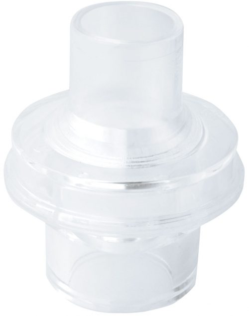 CPR Face Mask w/One-Way Valve in Plastic Case