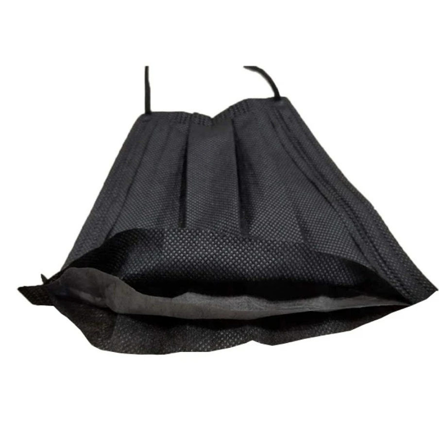 Black 3-Ply Earloop Face Mask - ASTM Level 2 (50/Box)