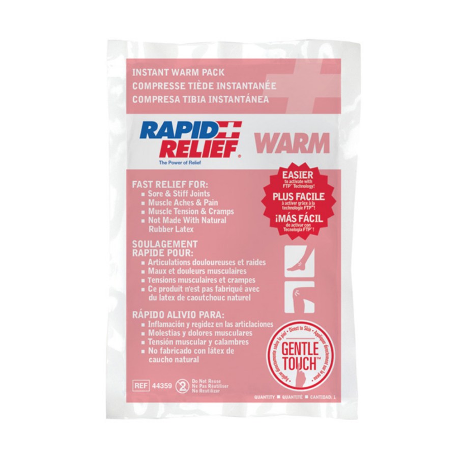 Instant Warm Pack w/Gentle-Touch - Large - First Aid Canada